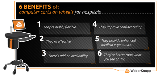 Great Benefits of Computer Carts on Wheels for Hospitals